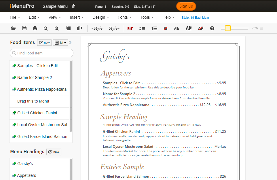 How to Design a Menu Easily Using These Online Menu Generators